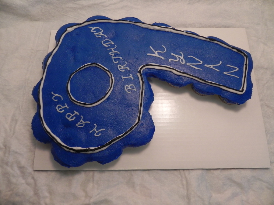 Number 9 Pull-Apart Cake - CakeCentral.com