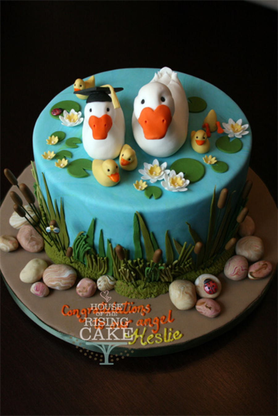 Duck Pond Cake - CakeCentral.com