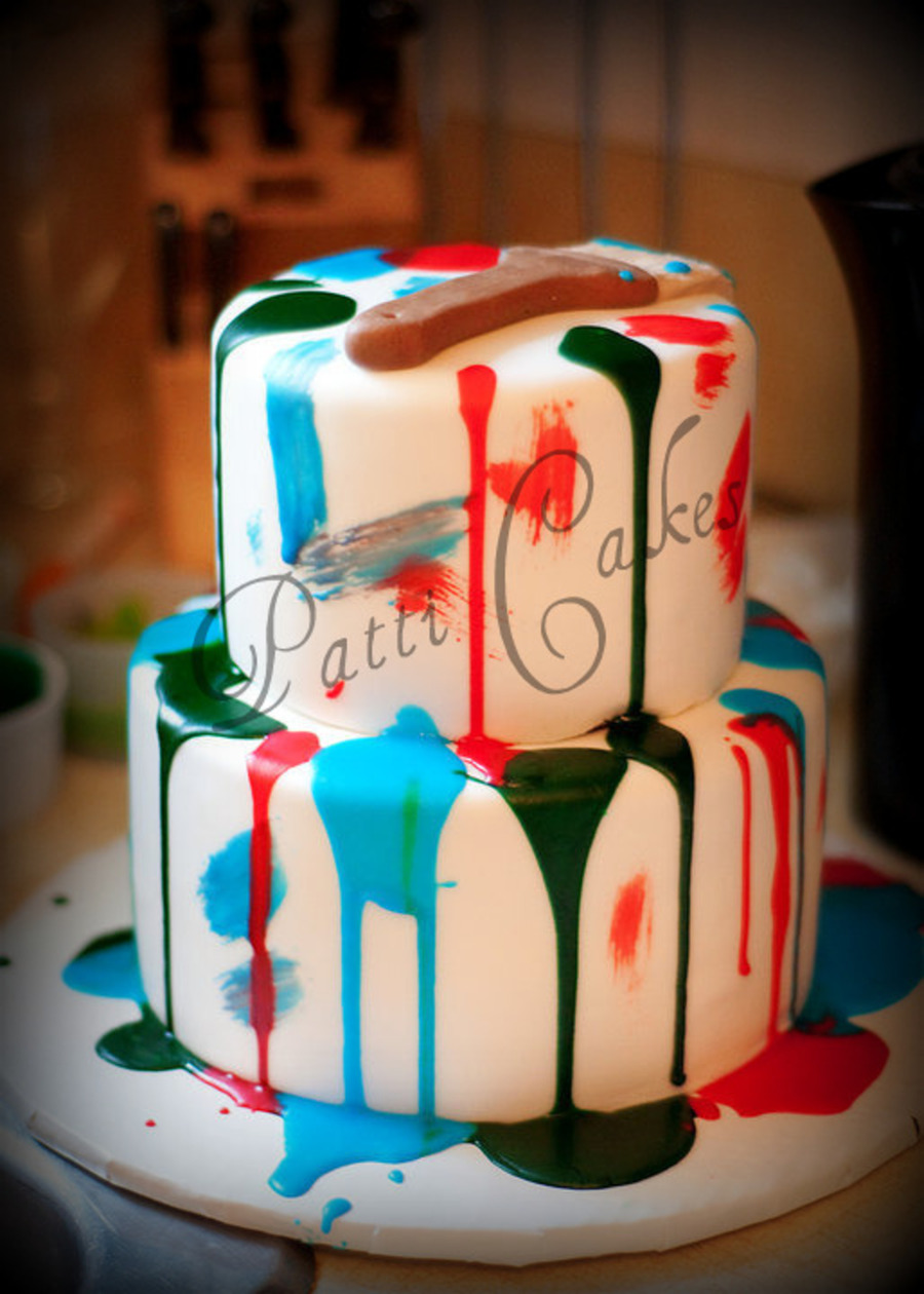 Paint Cake - CakeCentral.com