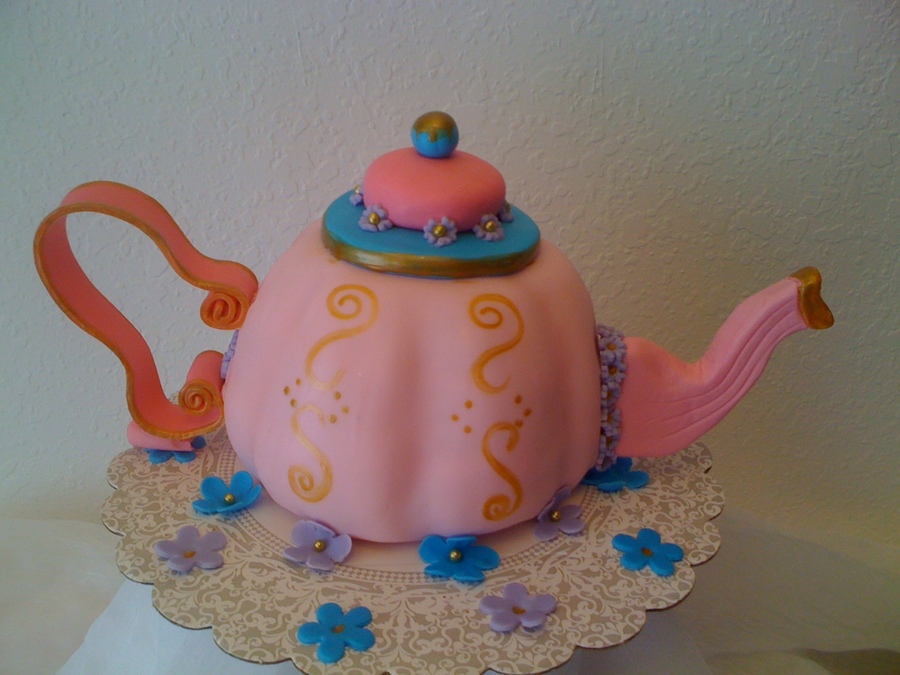 Teapot Cake - CakeCentral.com