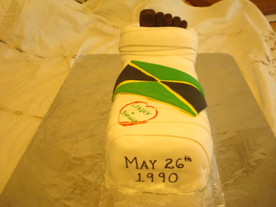 Broken Leg - CakeCentral.com