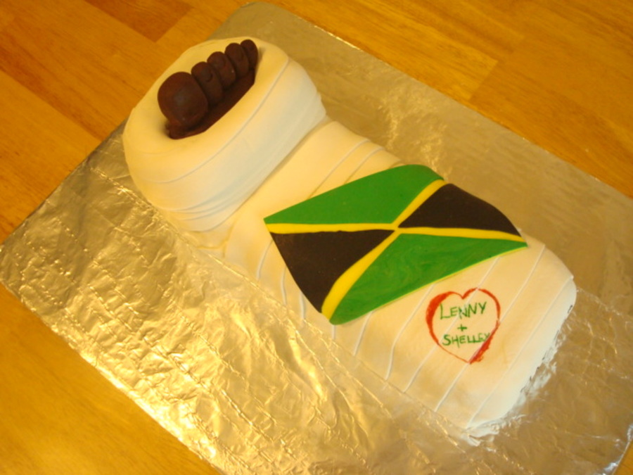 Broken Leg - CakeCentral.com