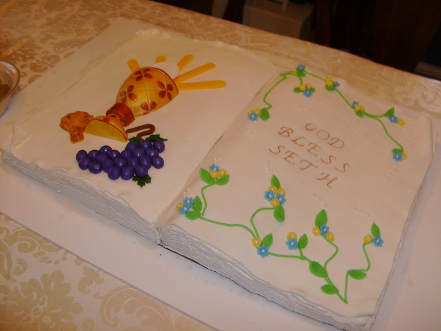 First Communion Book - CakeCentral.com