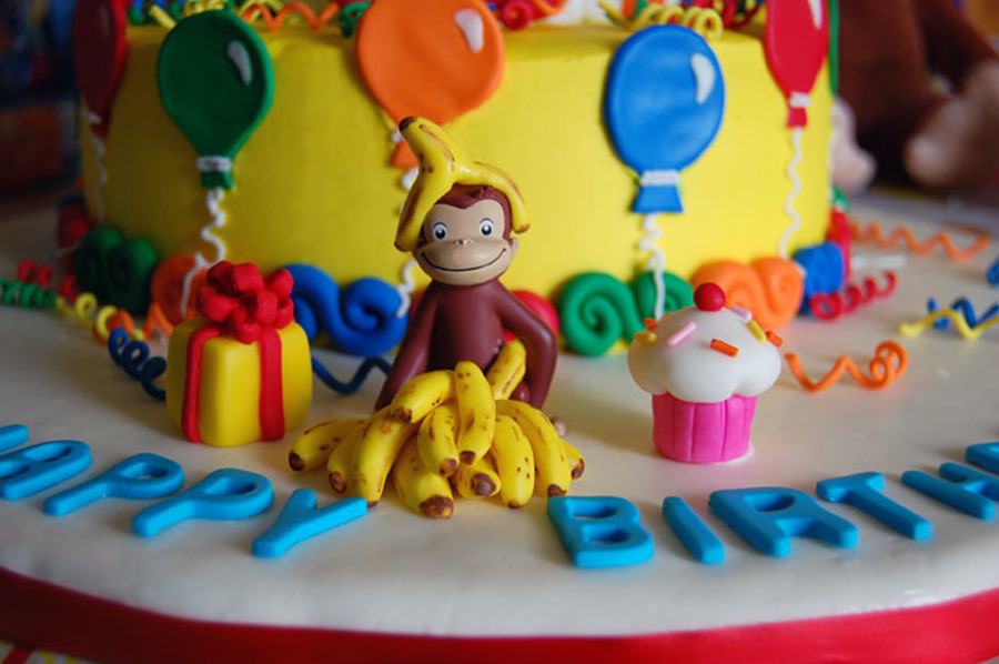 Curious George Cake - CakeCentral.com