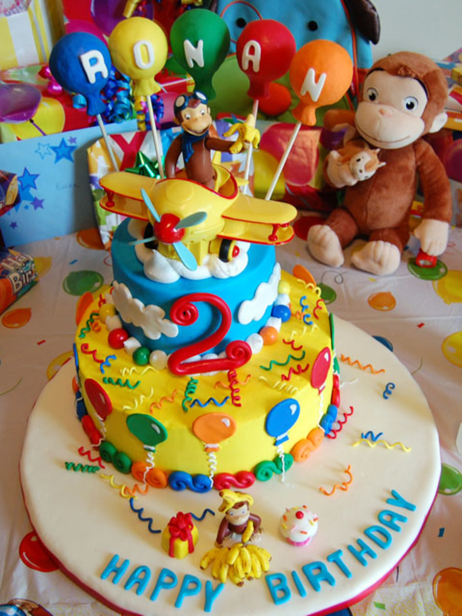 Curious George Cake - CakeCentral.com