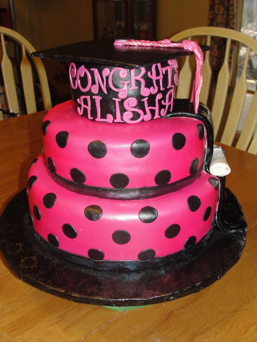 Pocka Dot Cake - CakeCentral.com
