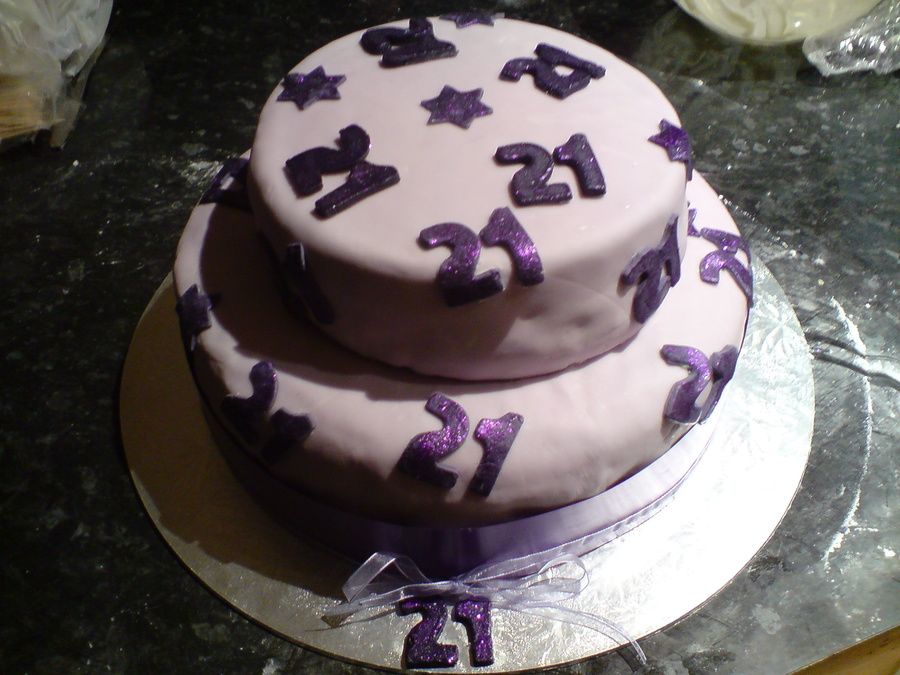 21St Layer Cake - CakeCentral.com