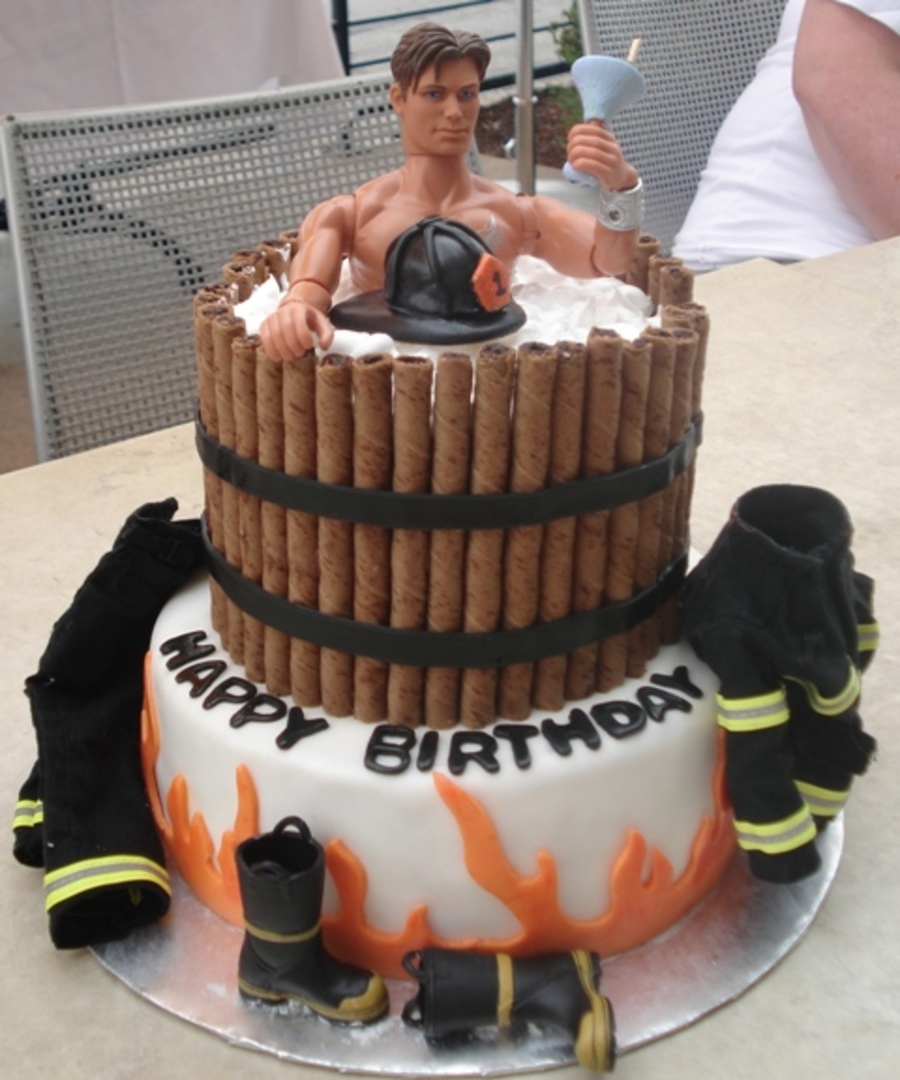Fireman Birthday Cake - CakeCentral.com