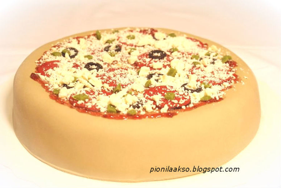 Marzipan Pizza - CakeCentral.com