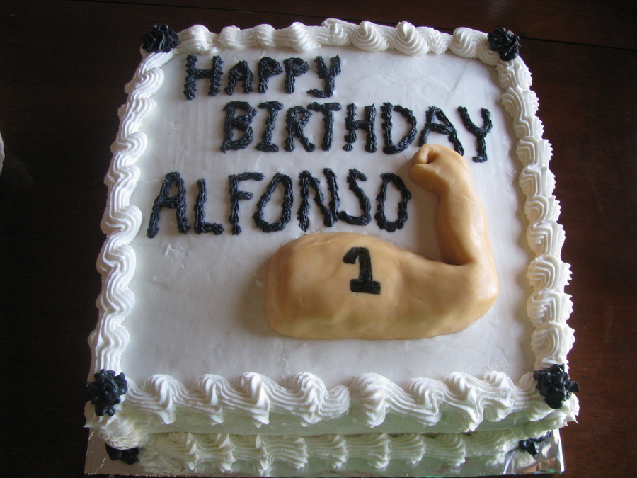 Muscle Cake - CakeCentral.com