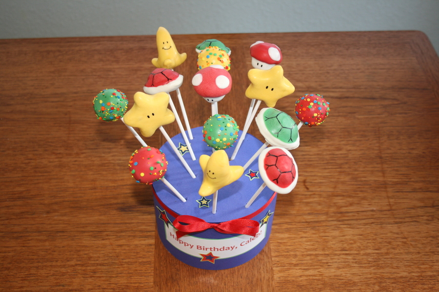 Super Mario Cake Pops - CakeCentral.com