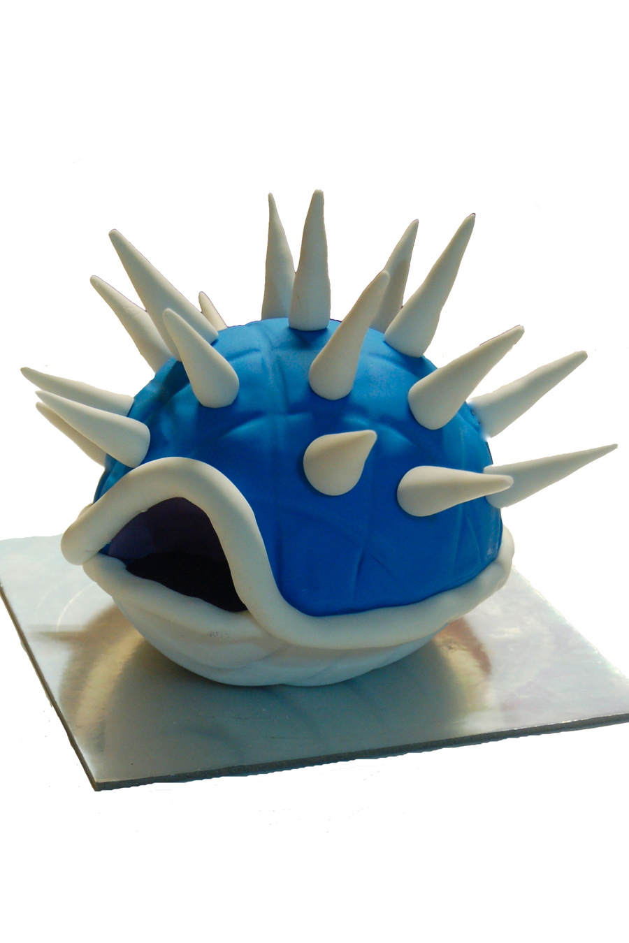 Blue Spikey Koopa Shell - CakeCentral.com