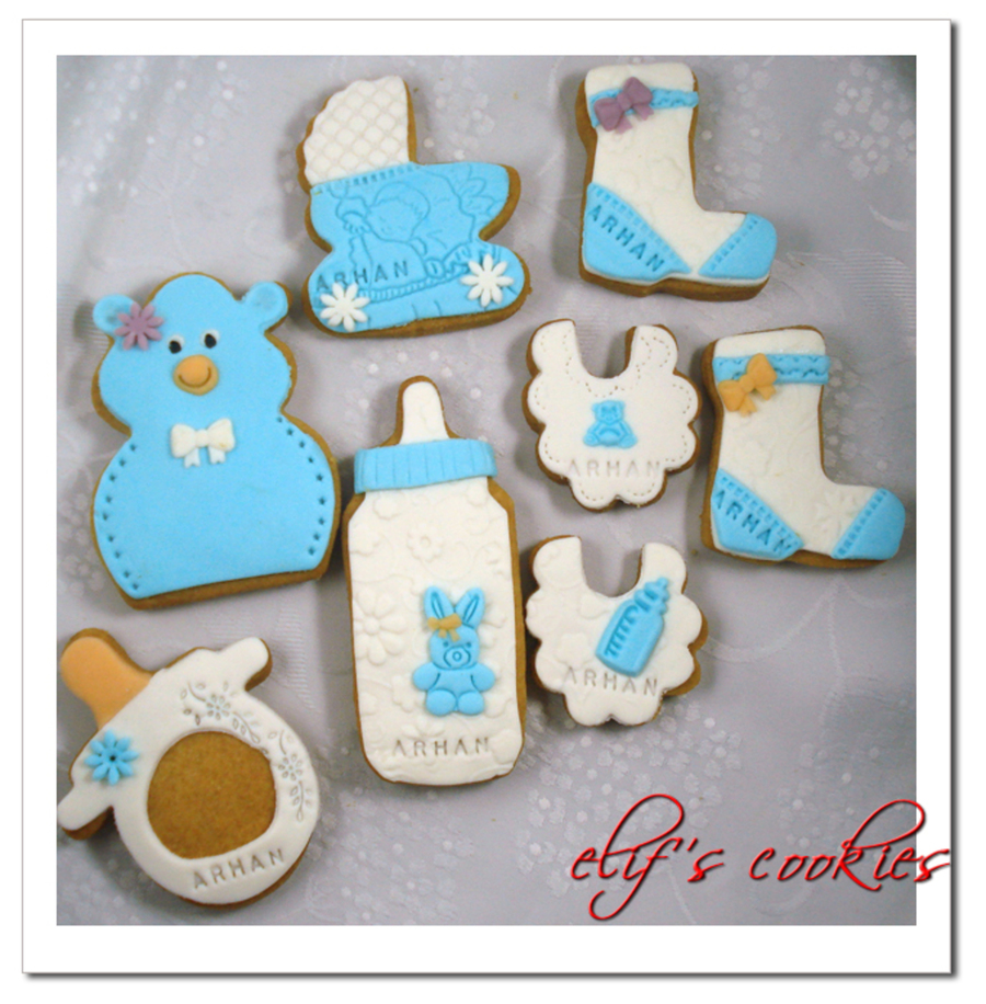 Welcome Baby Cookies - CakeCentral.com
