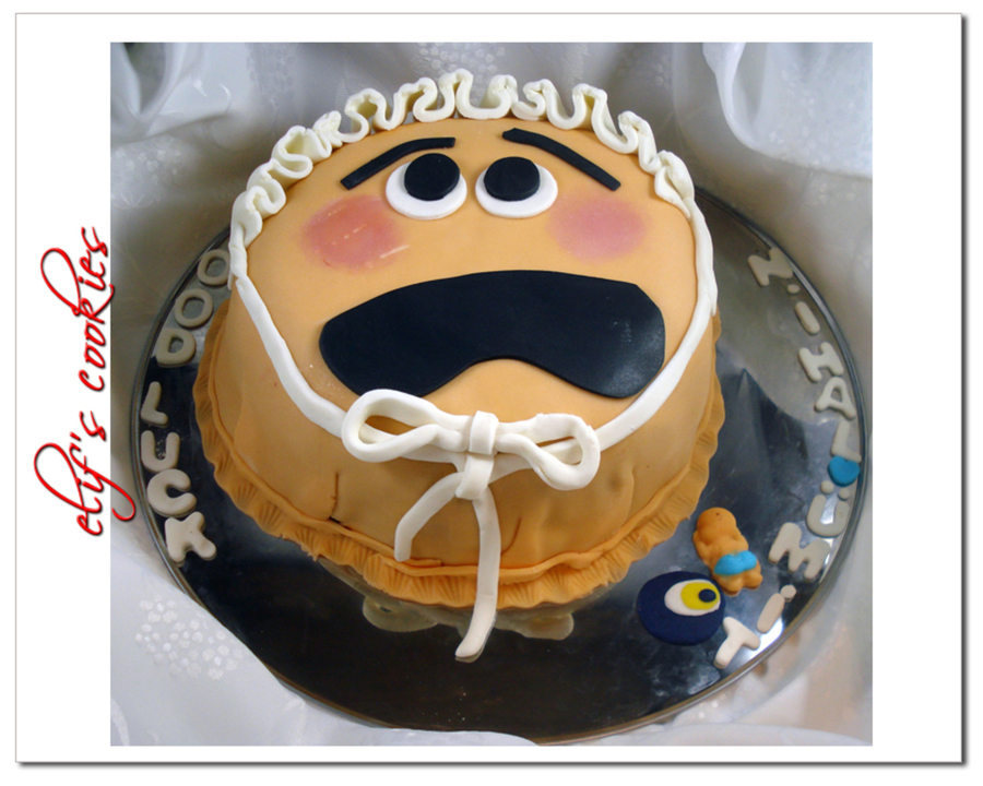 Crying Baby Cake For Baby Showers - CakeCentral.com