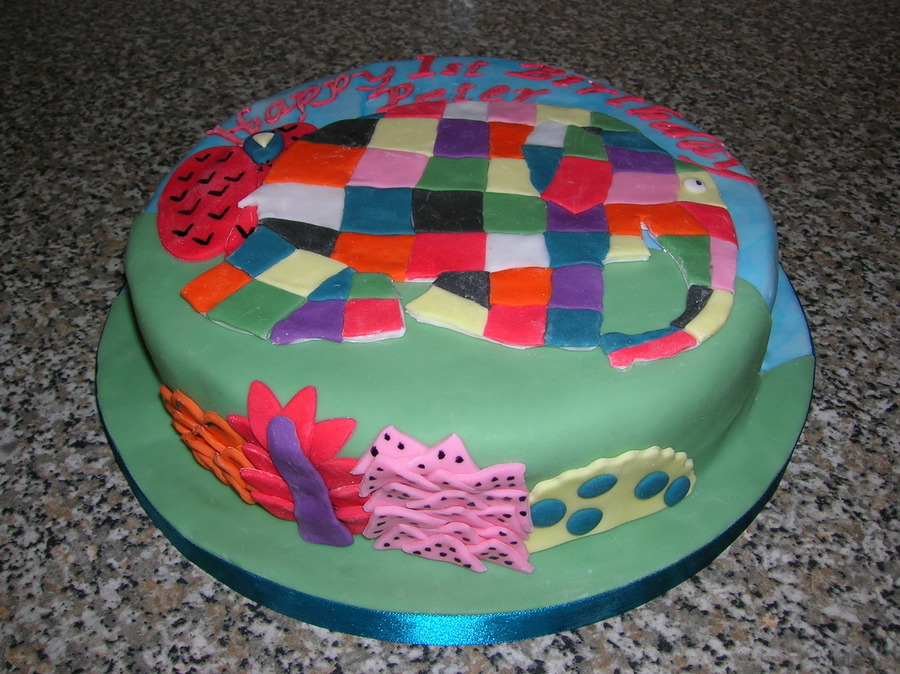 Elmer The Elephant - CakeCentral.com