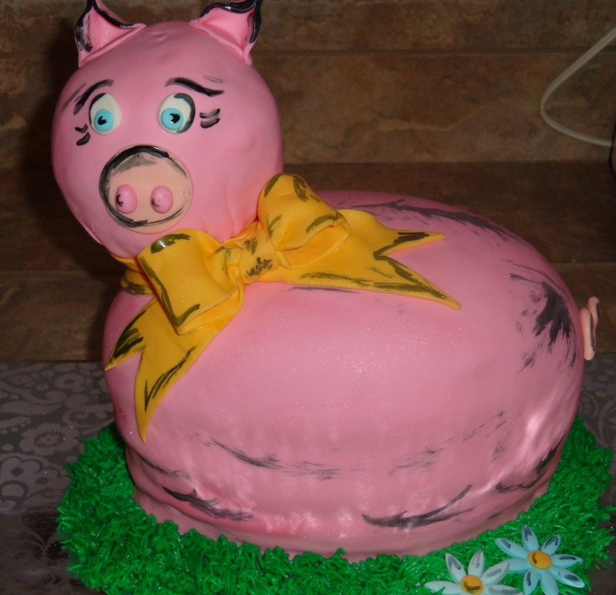 Pink Pig - CakeCentral.com