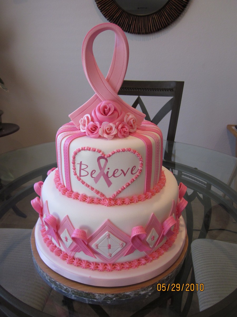 Breast Cancer Believe - CakeCentral.com
