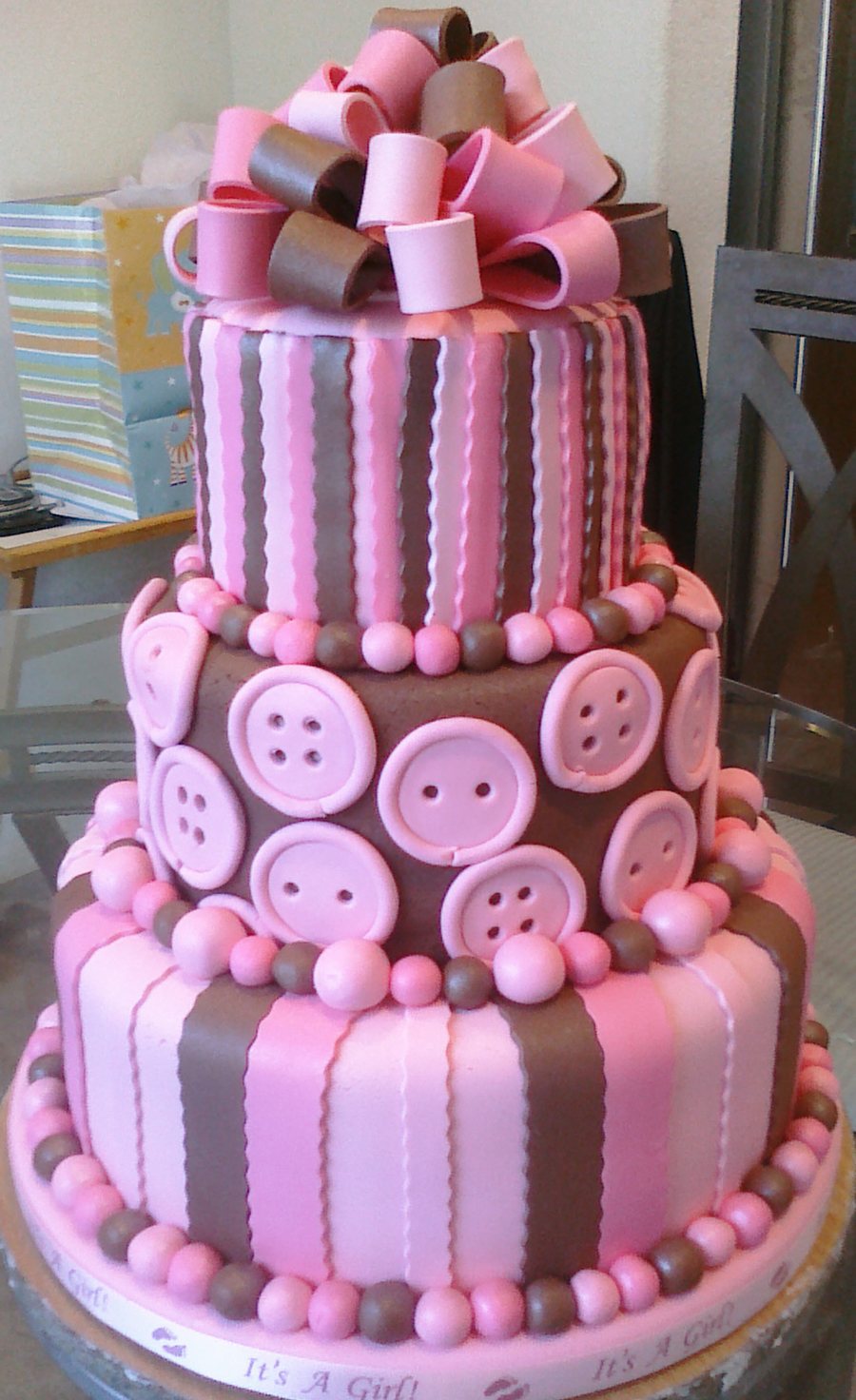 Cute As A Button - CakeCentral.com