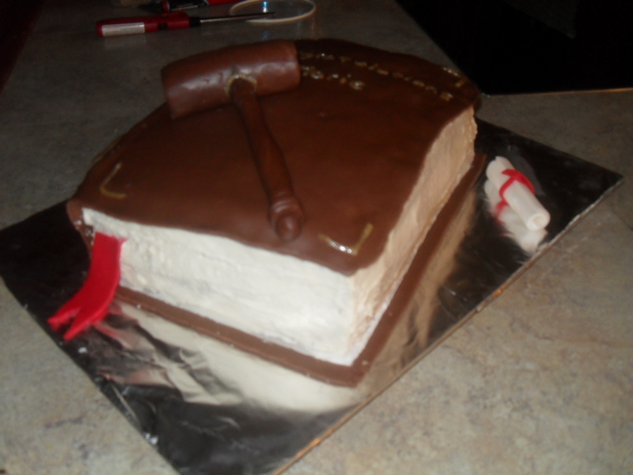 Law Book Cake - CakeCentral.com