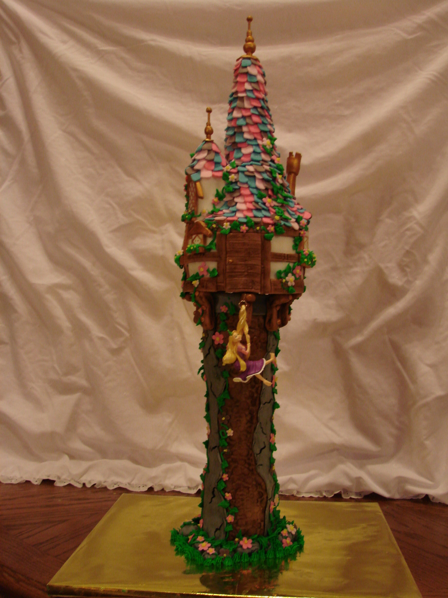 Rapunzel's Tower Cake - CakeCentral.com
