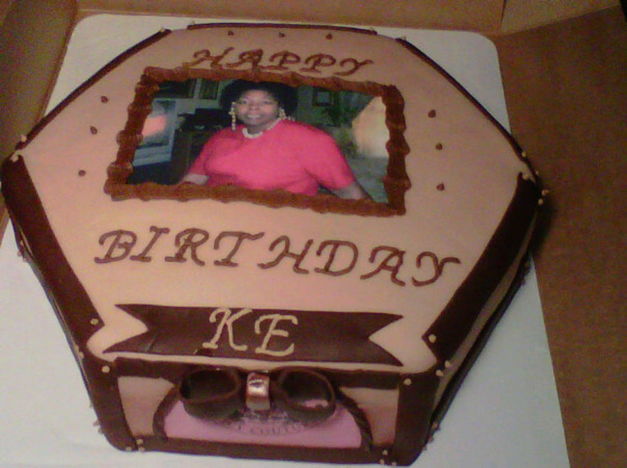 Octagon Birthday Cake - CakeCentral.com