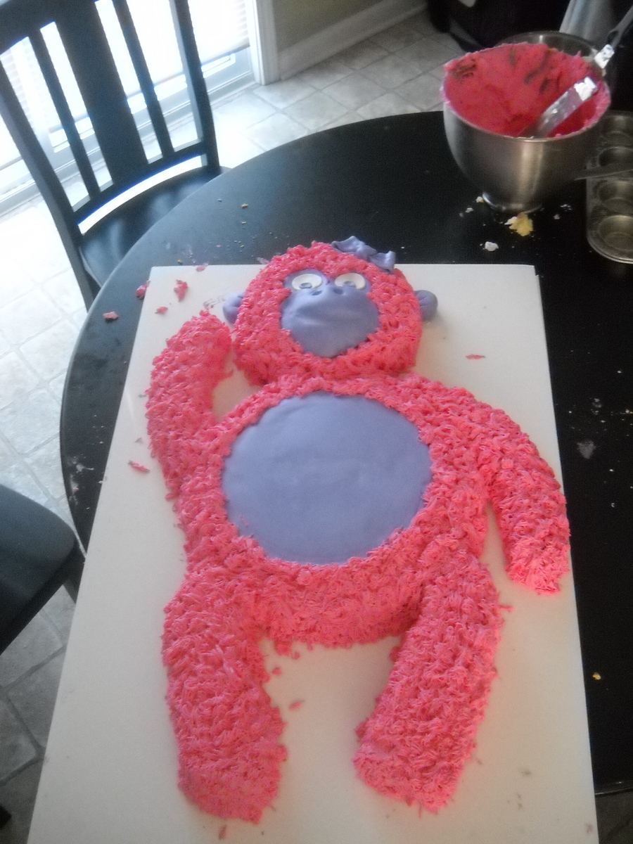 Pink Monkey - CakeCentral.com