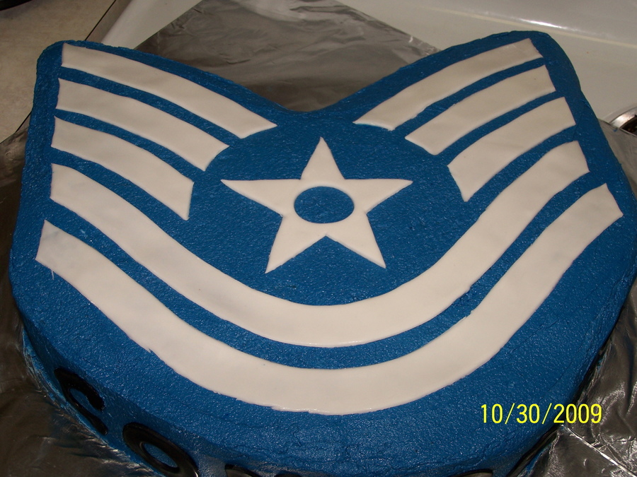 Tech. Staff Sgt. Promotion Cake - CakeCentral.com