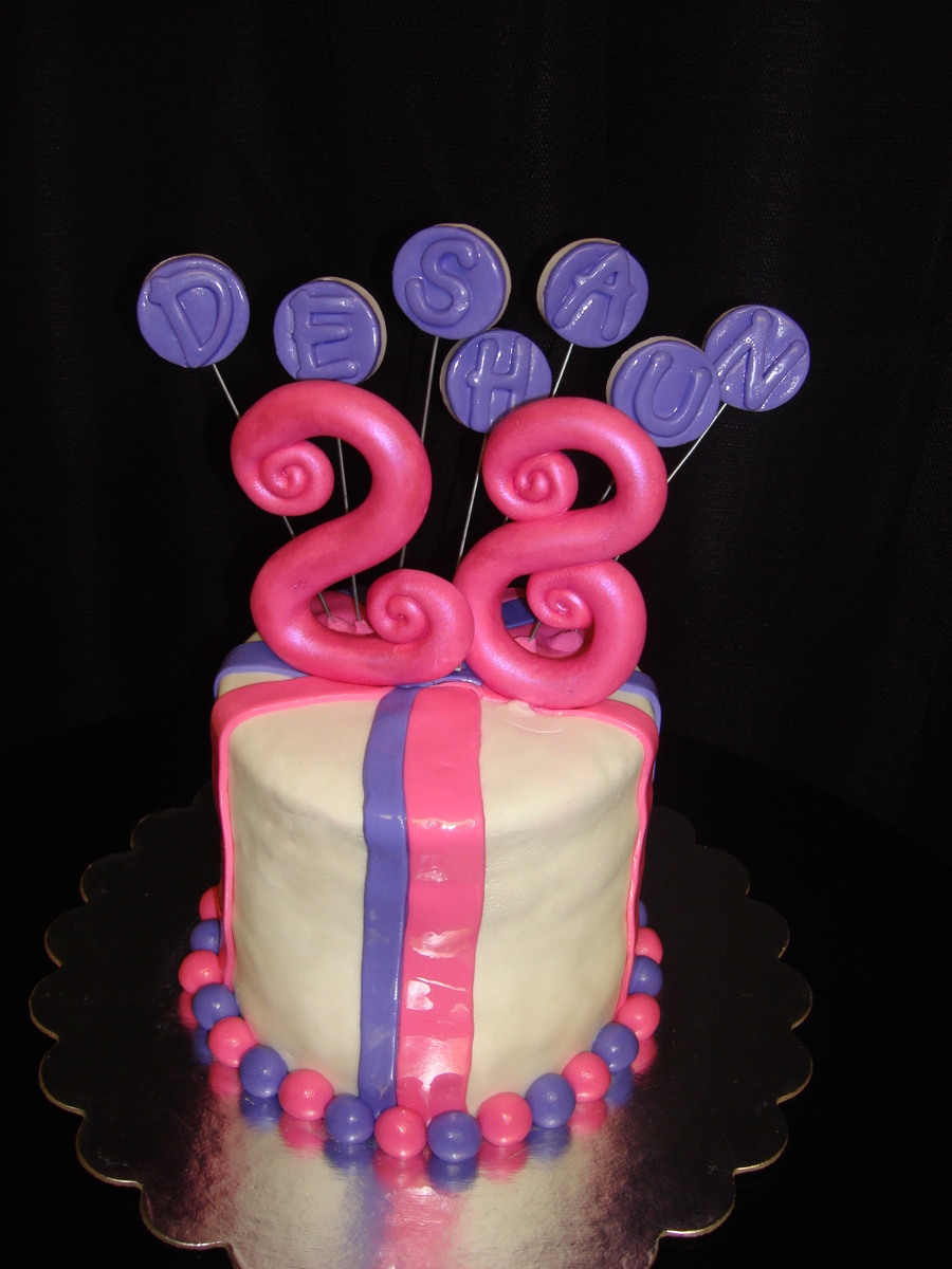 28Th Birthday Cake - CakeCentral.com