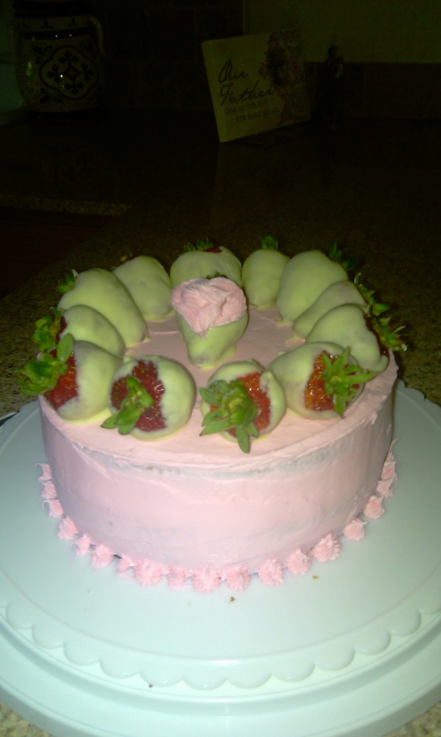 Pink Strawberries - CakeCentral.com