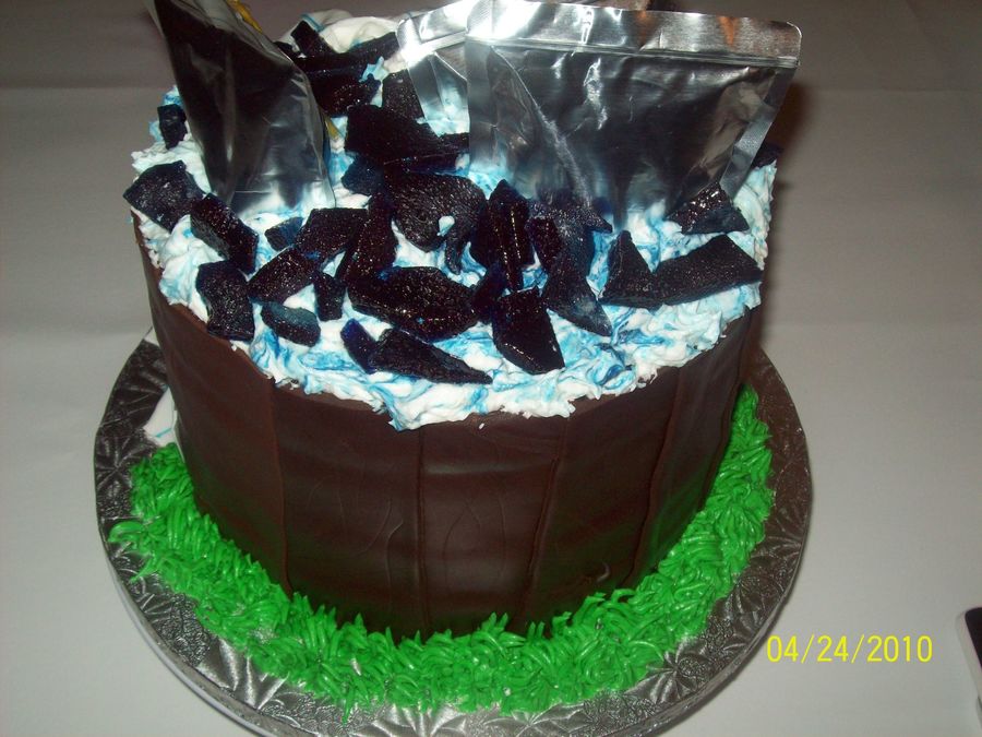 Capri Sun Cooler Barrel Cake - CakeCentral.com