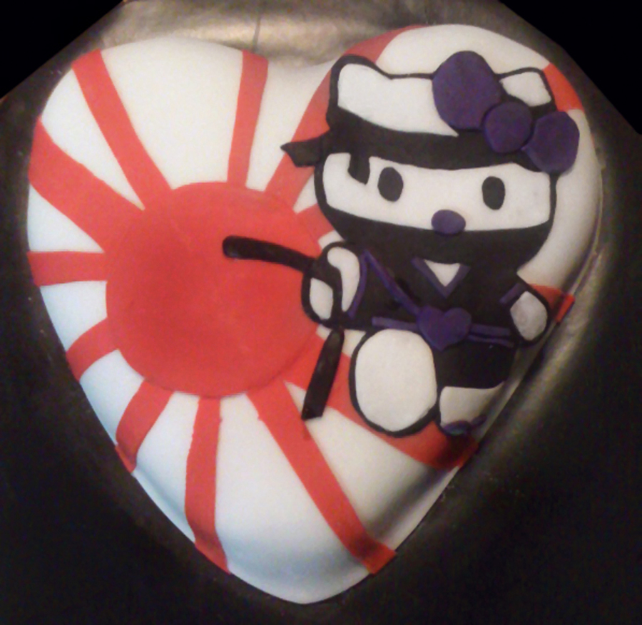 Hello Kitty Ninja Cake - CakeCentral.com