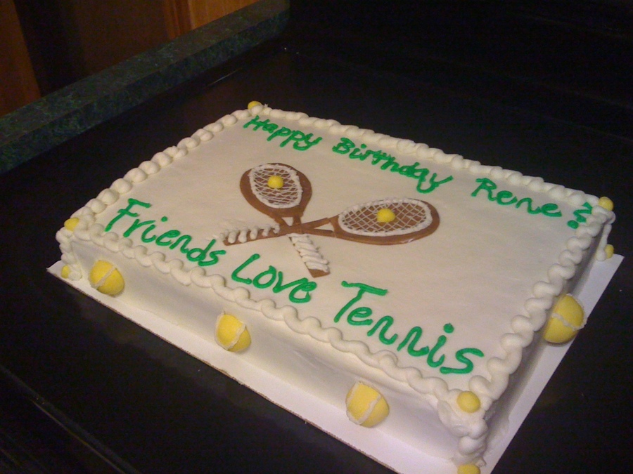 Tennis Birthday - CakeCentral.com