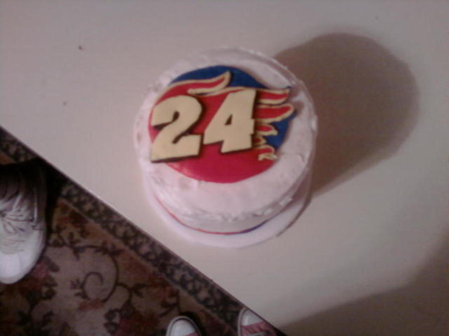 Jeff Gordon Mini Birthday Cake - CakeCentral.com