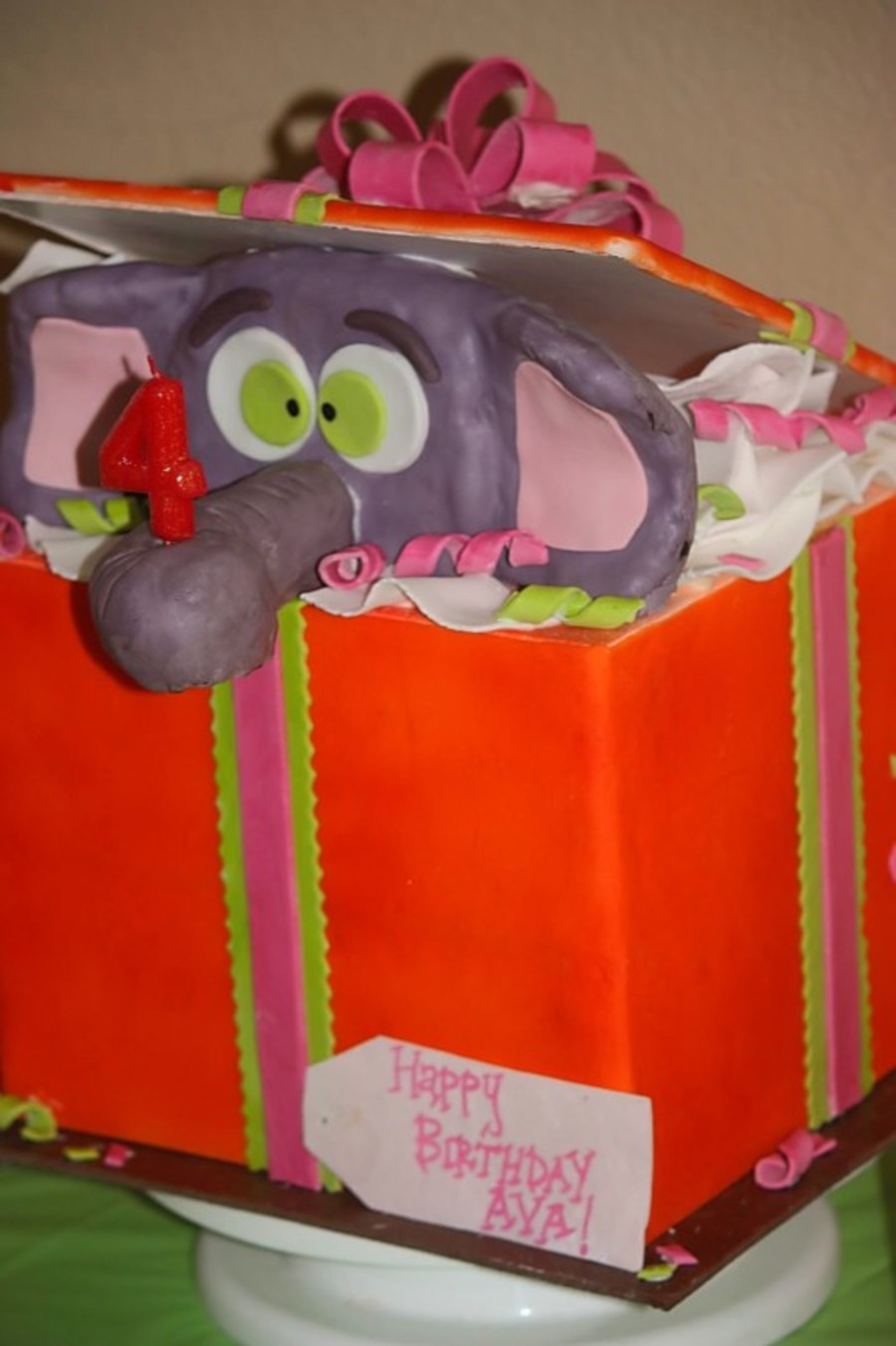 Ava's Elephant Cake - CakeCentral.com