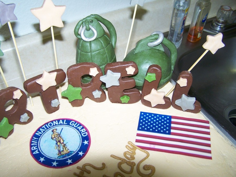 National Guard Birthday Cake - CakeCentral.com