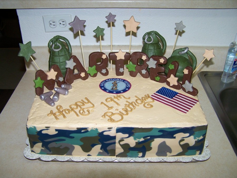 National Guard Birthday Cake - CakeCentral.com