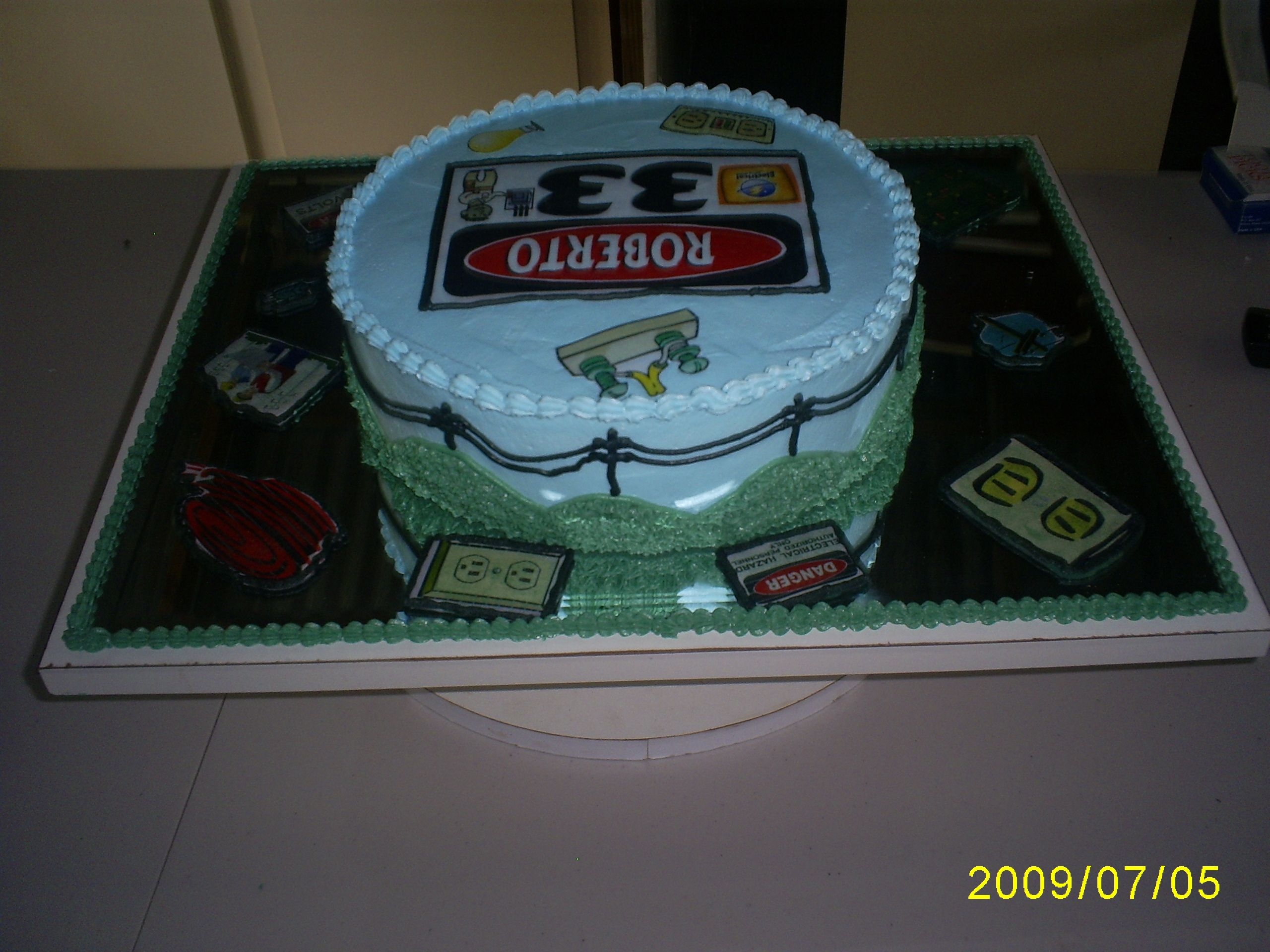 Electrician Birthday Cake - CakeCentral.com