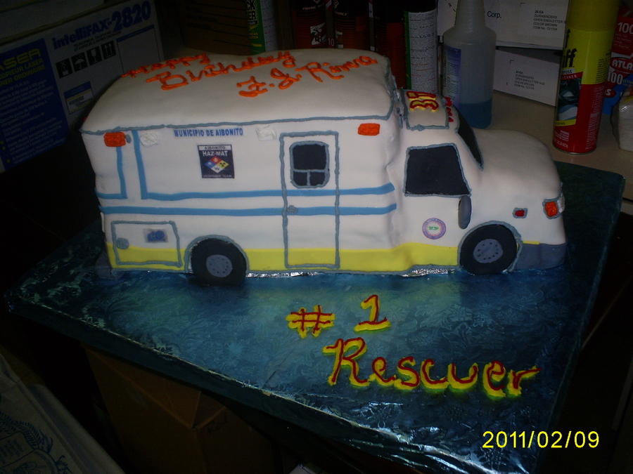 Rescue 3D Hazmat - CakeCentral.com
