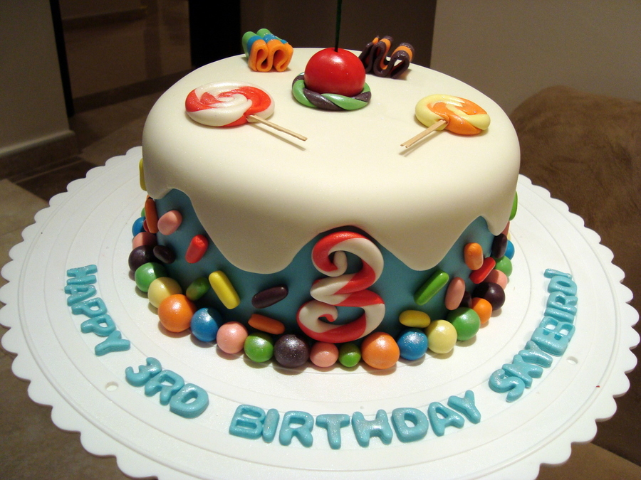 "the Quintessential Birthday Cake-Cake" - CakeCentral.com