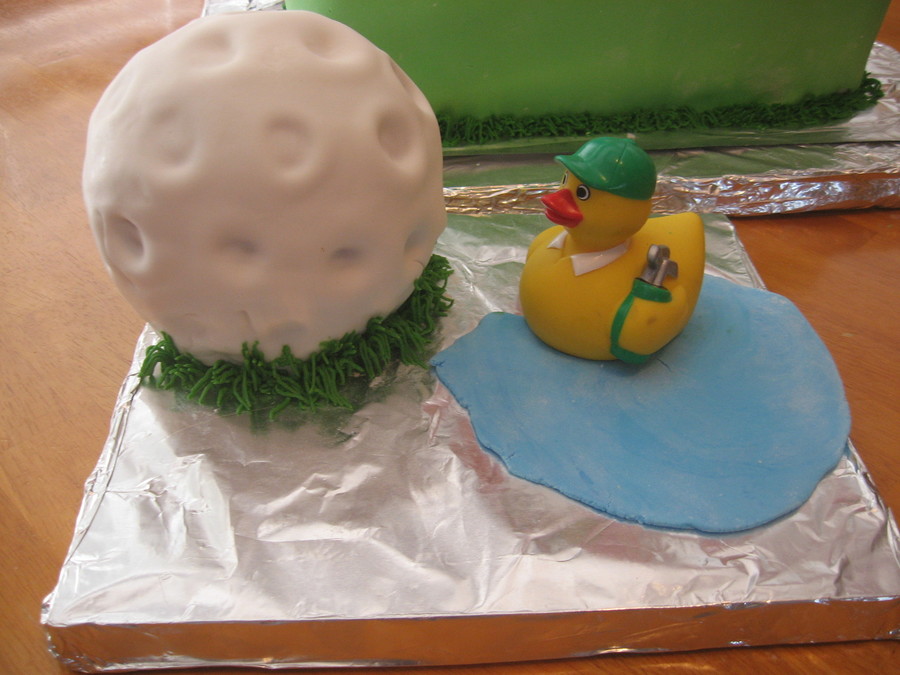 Golf Ball Smash Cake - CakeCentral.com