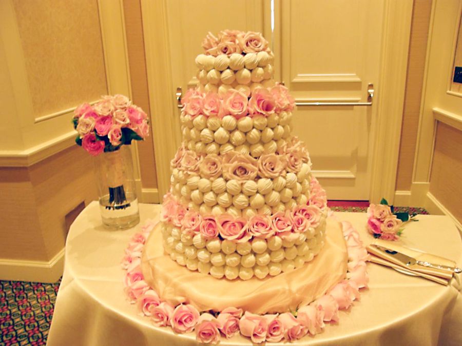 Cake Bite Wedding Cake - CakeCentral.com