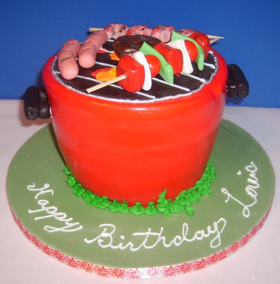 Bbq Grill Birthday Cake - CakeCentral.com