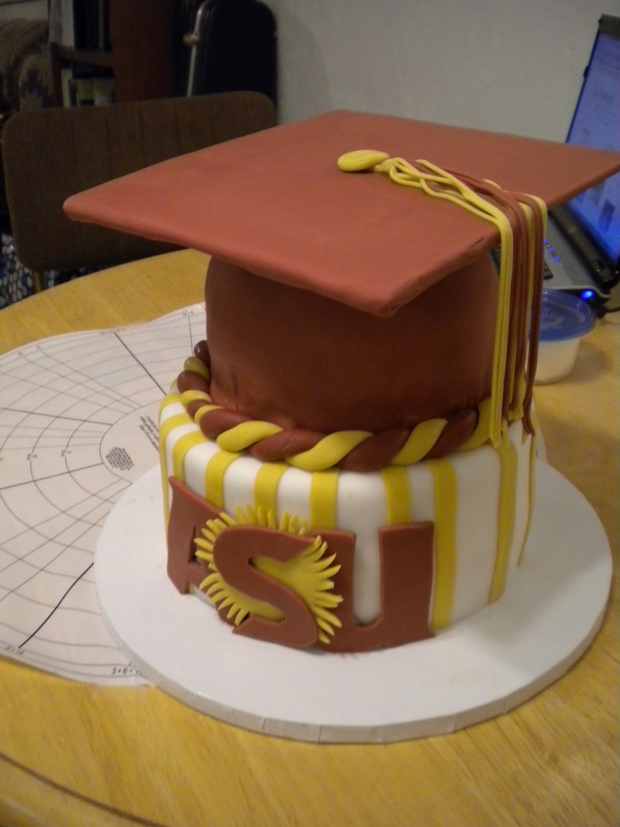 Asu Graduation Cake - CakeCentral.com