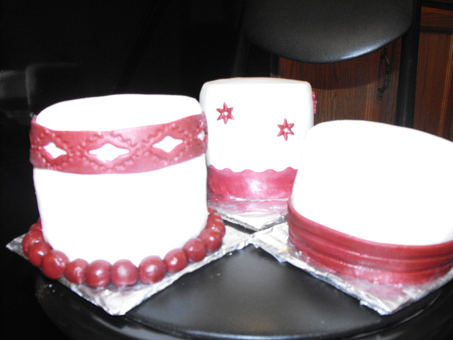 Mini "sample" Wedding Cakes - CakeCentral.com
