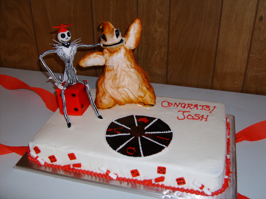 Jack S And Oggie Boogie Grad Cake - CakeCentral.com