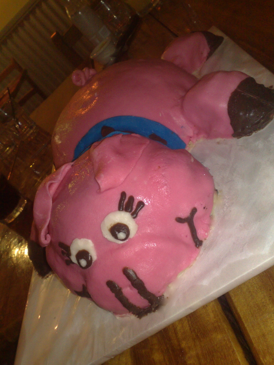 Piggy Cake - CakeCentral.com