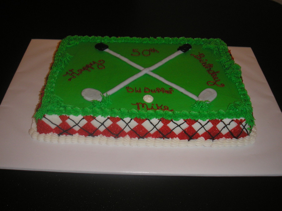 Golfer's 50Th Birthday - CakeCentral.com