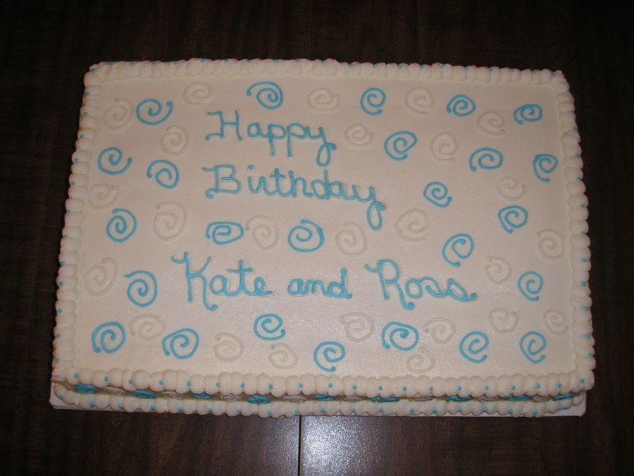 Birthday Cake For Both A Man And Women - CakeCentral.com