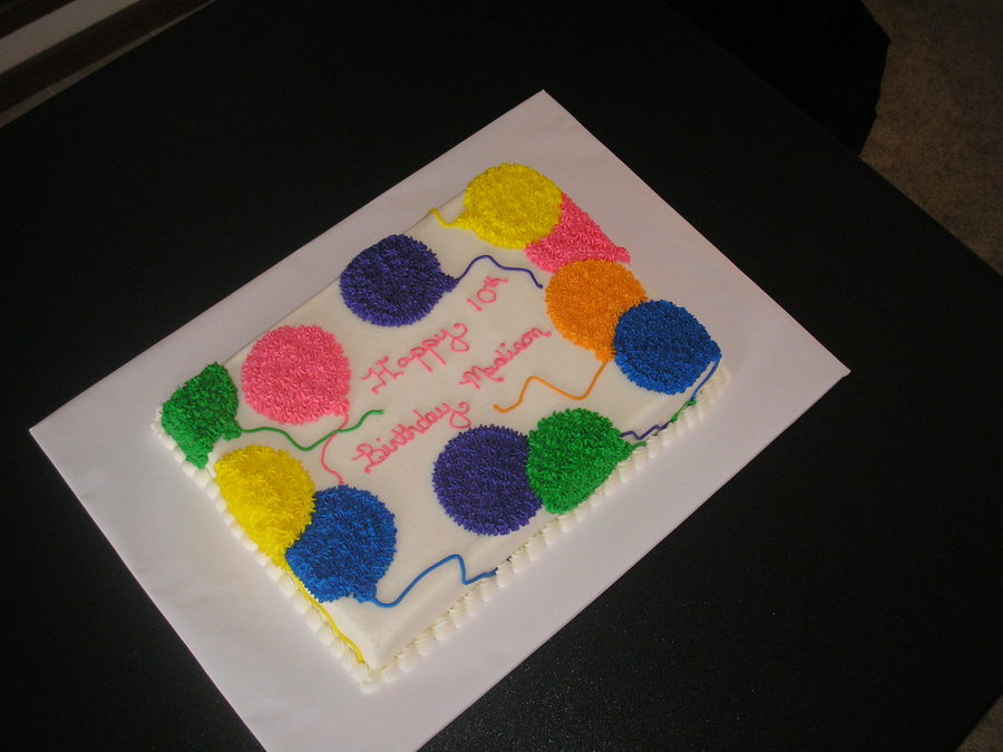 Balloon Birthday - CakeCentral.com