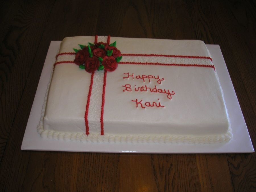 Package Birthday Cake - CakeCentral.com